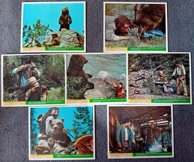 LOT OF 7 Original Lobby Cards Disney’s King Of The Grizzlies £5.99 ...