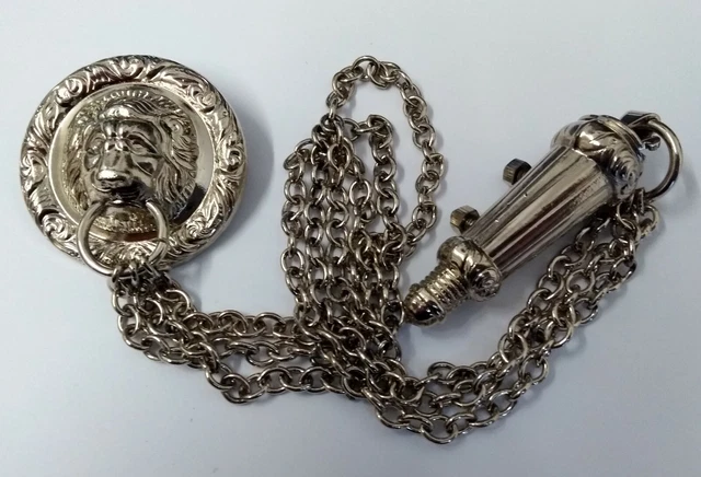 GENUINE BRITISH ARMY The Light Infantry Lion Whistle & Inkerman Chain ...