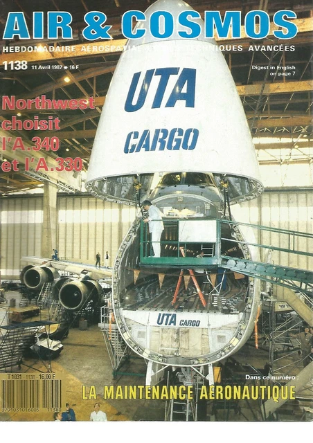 AIR & COSMOS N°1138 A 340 Et A.330 / Rb 211-700 / Illiouchine 96 / Eh ...