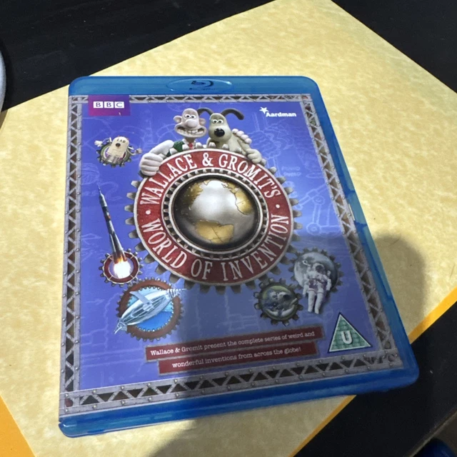 WALLACE & GROMIT'S World Of Invention Blu Ray 2010 Rare Mint Disc Free ...