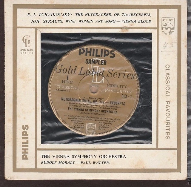 HOLLREISER, MPO, TCHAIKOVSKY, Dvorak - 7" picture sleeve single 45rpm $21.26 - PicClick AU