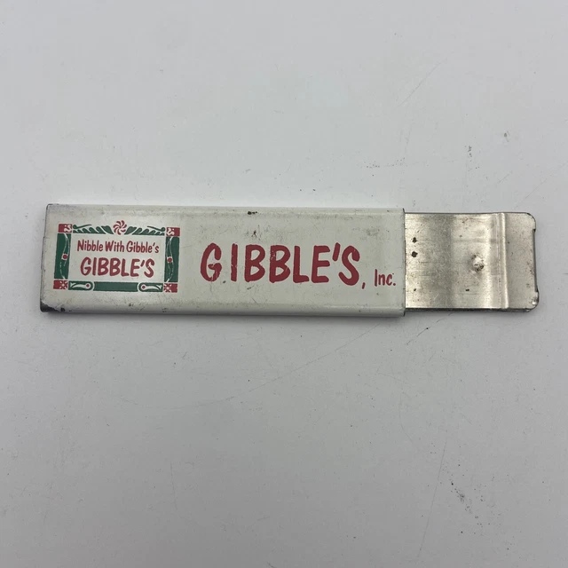 VINTAGE GIBBLE’S CHIPS Food Snack Box Cutter Advertising Rare $8.00 ...