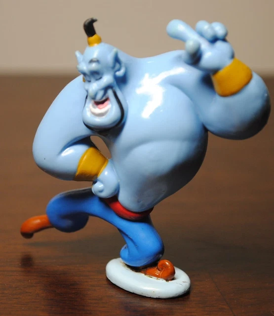 DISNEY’S MOVIE ALADDIN - Blue Genie Plastic PVC Figure 3” Toy By ...