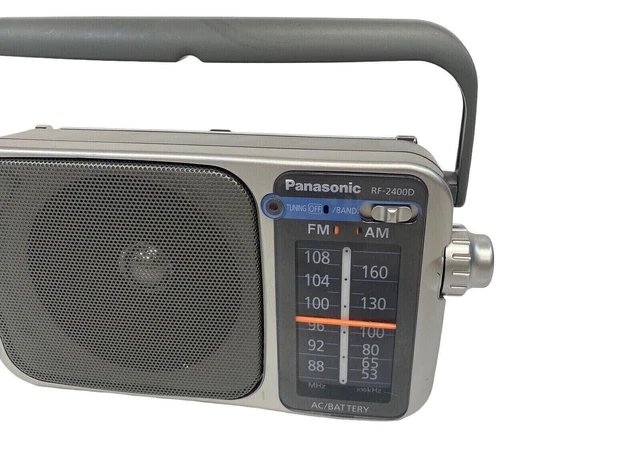 PANASONIC RF-2400D AM/FM Radio Silver/Grey - Tested & Working EUR 30,33 ...