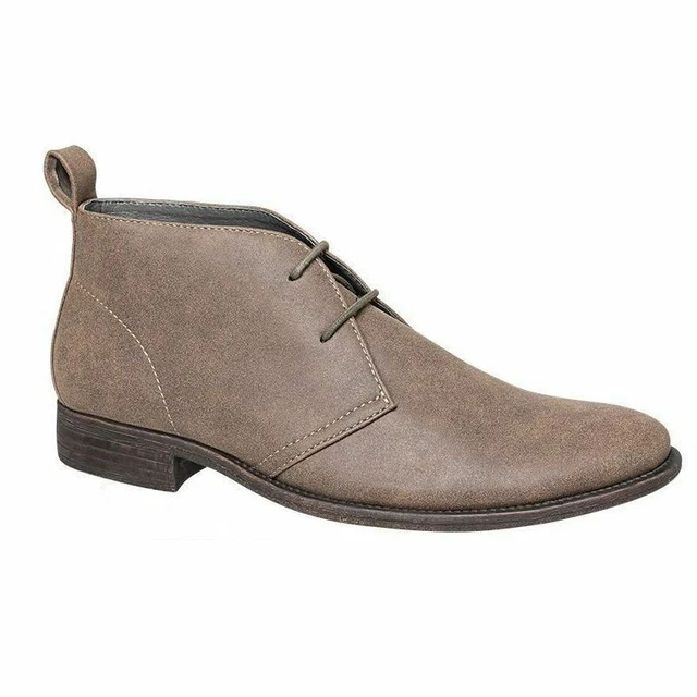 MENS JULIUS MARLOW Jm33 Frank Synthetic Suede Mushroom Boots Mens Shoes ...