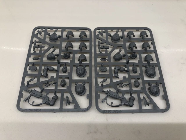 WARHAMMER 40K SPACE Marine Primaris Raven Guards Upgrade sprue NOS x2 £ ...