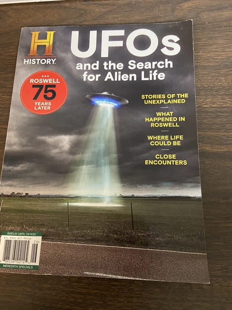 HISTORY CHANNEL MAGAZINE Special UFOs and the Search for Alien Life ...