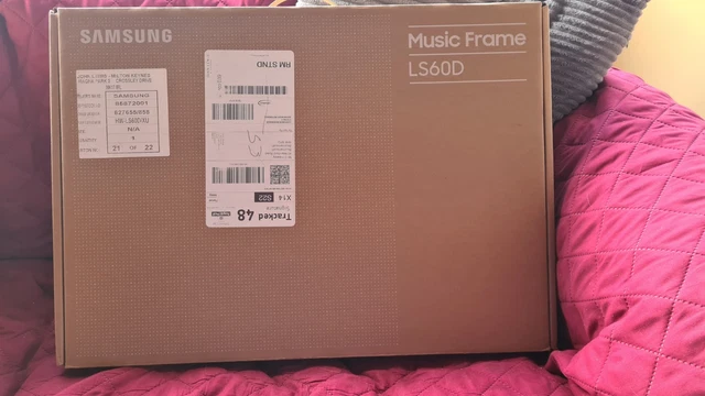SAMSUNG MUSIC FRAME Smart Speaker (HW-LS60D) Opened. Never unpacked. £63.10 - PicClick UK