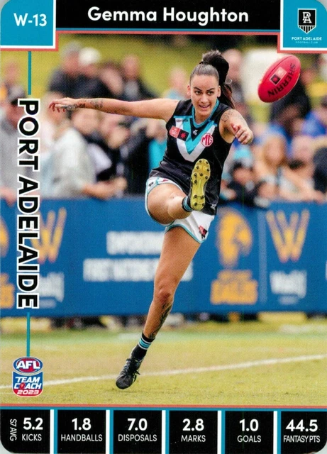 CARTE TEAMCOACH AFLW Port Adelaide Power 2023 - Gemma Houghton EUR 2,89 ...