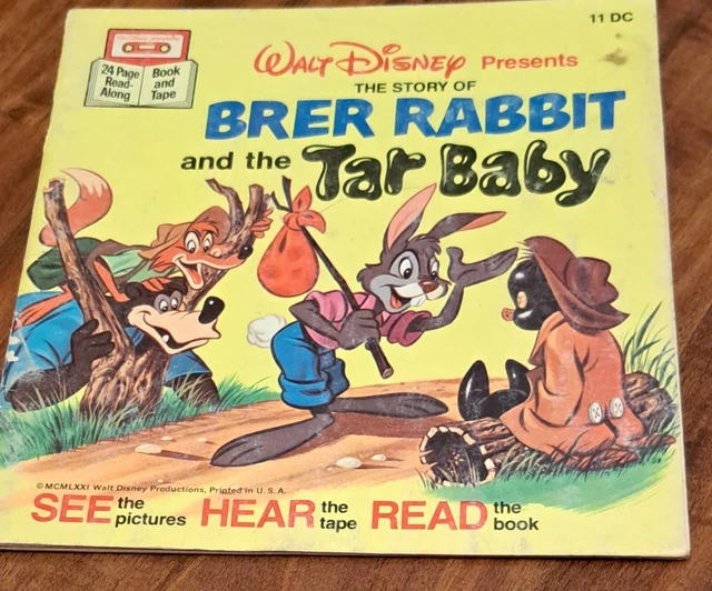 WALT DISNEY BRER Rabbit And The Tar Baby See Hear Read Book Only ...