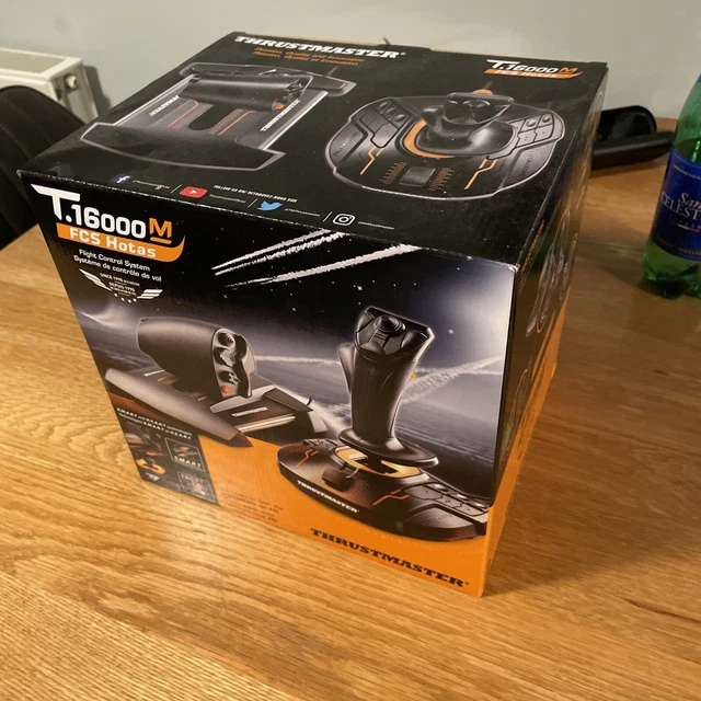 THRUSTMASTER T.1600M FCS Hotas Joystick and Throttle - Black (2960778 ...