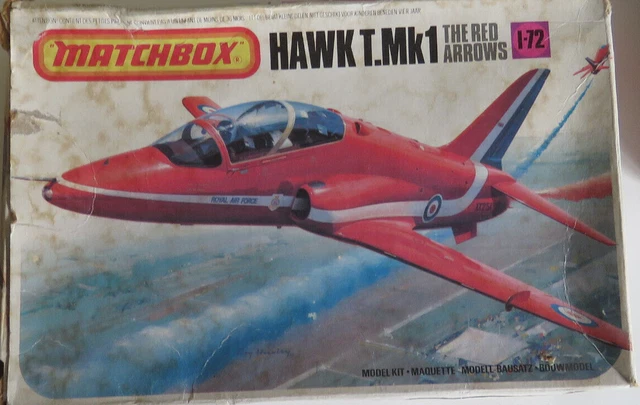 MATCHBOX THE RED Arrowa Hawk T Mk1 Bausatz 1:72 OVP £8.62 - PicClick UK