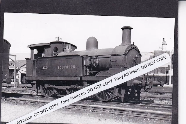 SOUTHERN RAILWAY - R1 Class 0-6-0T No. 1337 @ Folkest - Vintage Image ...