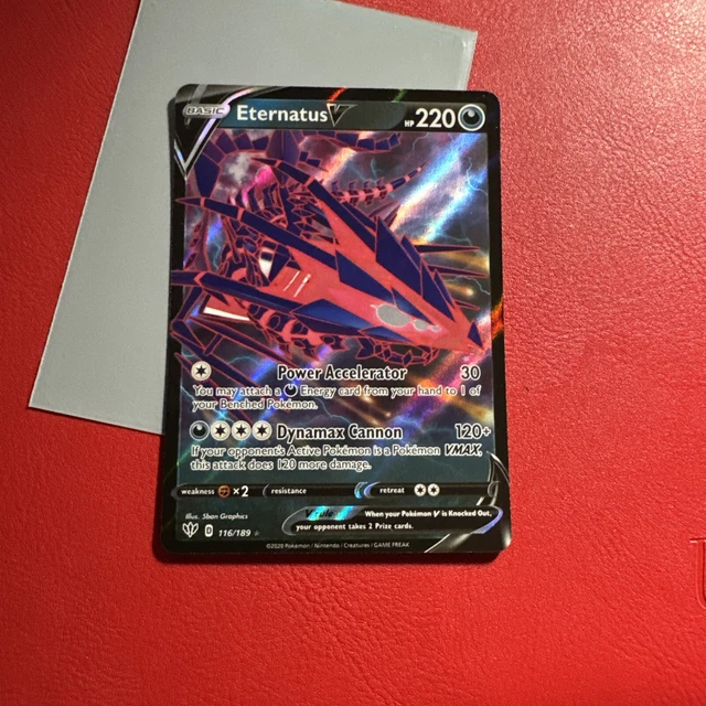 ETERNATUS V - 116/189 - Pokemon Darkness Ablaze Sword & Shield Rare ...