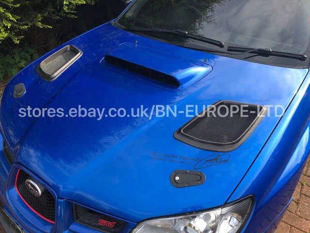 SUBARU IMPREZA BONNET Hood Newage Hawkeye Wrx Sti Carbon Fibre S12 ...