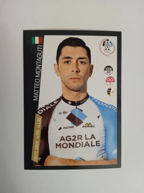 FIGURINA PANINI 100° GIRO D'ITALIA AG2R LA MONDIALE MONTAGUTI n 22 CON ...