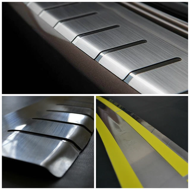 2009-2016 REAR BUMPER Protector Stainless Steel Scuff Plate Fit Seat ...