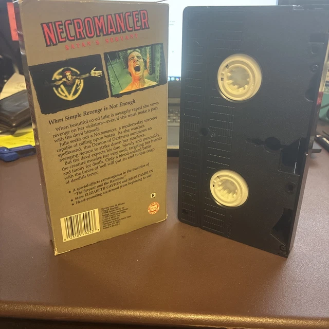 &NECROMANCER& VHS FORUM Bonaire Films Demonic Horror Occult RARE 1988 ...