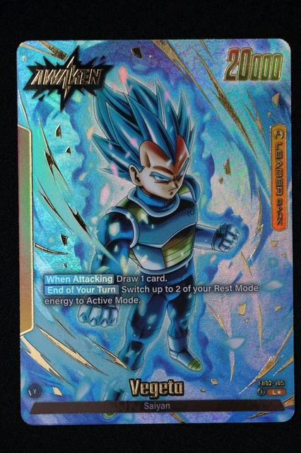VEGETA DRAGON BALL Super:Fusion World Blazing Aura LEADER ALT ART FB02 ...