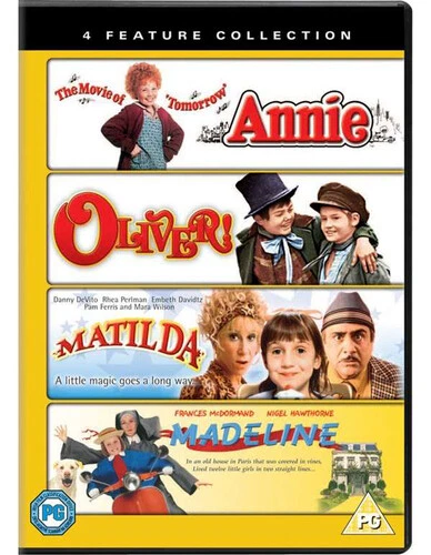ANNIE/OLIVER/MATILDA/MADELINE DVD (2015) Aileen Quinn, Huston (DIR ...