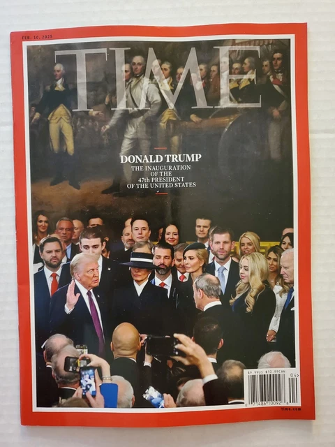 TIME DONALD TRUMP Inauguration 2025 Magazine £19.00 - PicClick UK