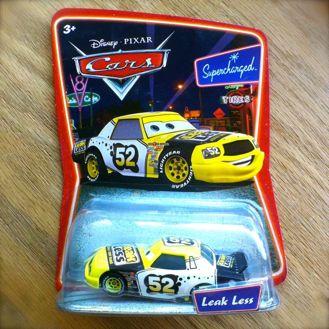 DISNEY PIXAR CARS LEAK LESS Supercharged diecast PISTON CUP RACER ...
