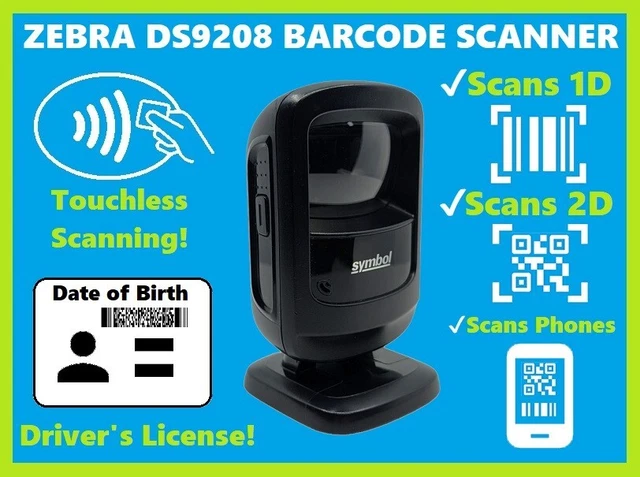 Zebra Ds2208 Barcode Qr Code Scanner 2d Barcode Scanner
