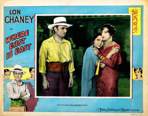WHERE EAST IS East Lobby Card Lon Chaney Lupe Velez 2 Old Movie Photo ...