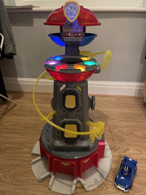 PAW PATROL MIGHTY pups lookout tower. (including Two Zip line Clips) £ ...