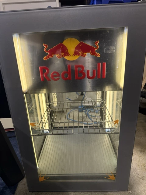 RED BULL FRIDGE with LED light Front and Rear Doors £146.28 - PicClick UK