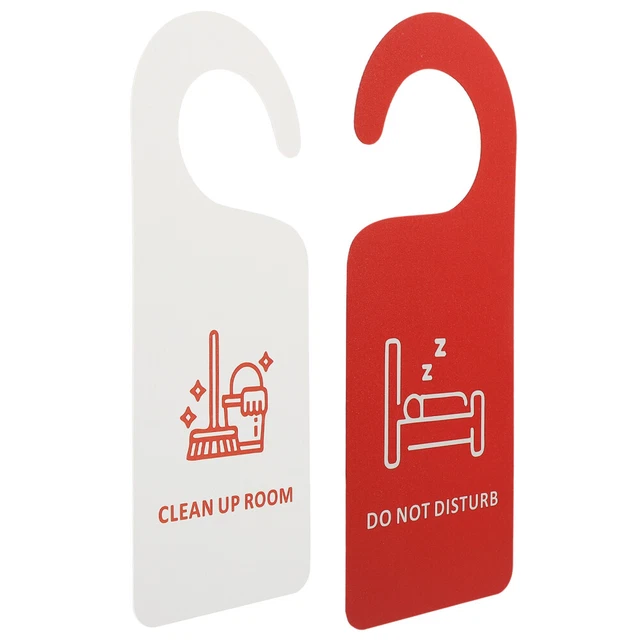 DO NOT DISTURB Door hanger Cartello Appeso Alla Porta Dell'hotel Per ...