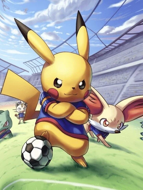 POKEMON PIKACHU ROBOT Anime Mange Cartoon A4 Size Wall Poster Print Art ...