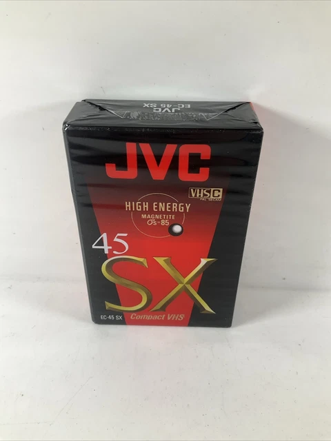 JVC 45 COMPACT VHS Bande SX Vhs-C Pal/Secam 45/90 Min Ec-45 SX - Neuf ...