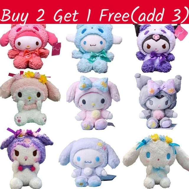 PLUSHIES MY MELODY Cinnamoroll Kuromi Sanrio Plush Toy Soft Cute Doll Toy Gift £7.69 - PicClick UK