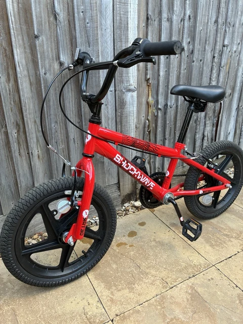 X-RATED SHOCKWAVE KIDS BMX Bike 16" Wheel Red & Black £63.08 - PicClick UK