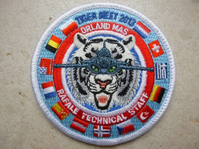 PATCH RAFALE EC 1/7 Provence 2013 MAS ORLAND NTM Nato Tiger Meet Armée ...
