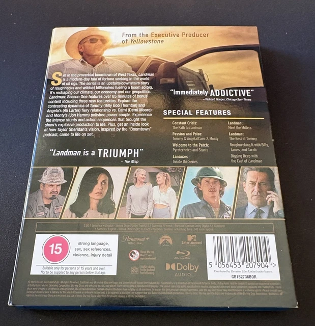 LANDMAN SEASON 1 Complete First Series Blu Ray Billy Bob Thornton ...