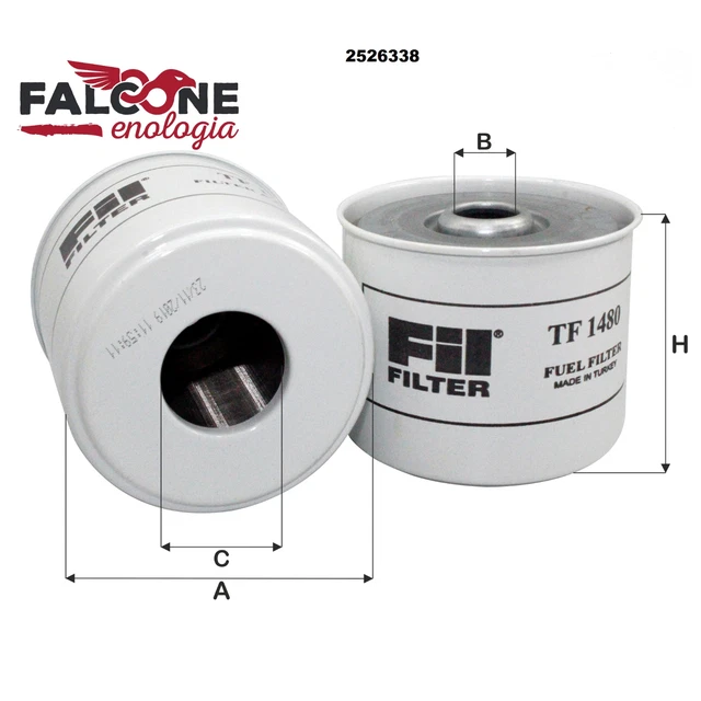 FILTRO GASOLIO TRATTORE Landini Perkins Caterpillar Mccormick Tf 1480 ...