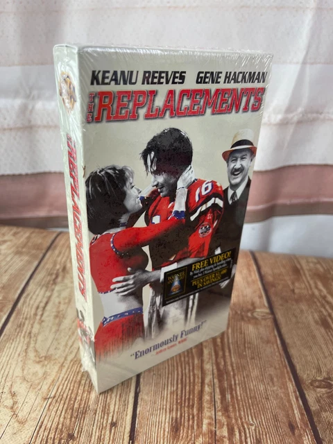 THE REPLACEMENTS (VHS, 2000) New Sealed Gene Hackman Keanu Reeves £17. ...