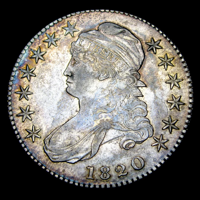 1820 CAPPED BUST Half Dollar ---- Stunning Condition Type Coin ---- # ...