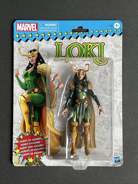 FIGURINE ARTICULÉE MARVEL Legends série rétro Lady Loki agent d'Asgard ...