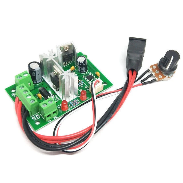 10V 12V 24V PWM DC Motor Speed Controller Reversible CW CCW Regulator ...
