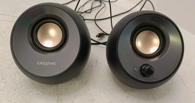 CREATIVE PEBBLE V3 USB-C 2.0 Desktop Speakers (Untested) £12.00 ...