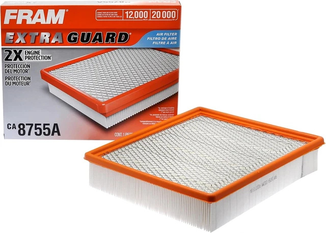 FRAM EXTRA GUARD CA8755A Replacement Engine Air Filter for Select One ...