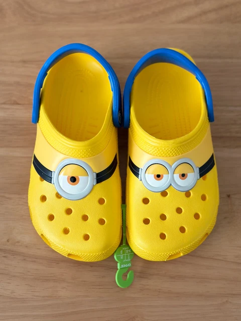 NEW CROCS CLASSIC Clog Despicable Me Minions US J3 £31.53 - PicClick UK
