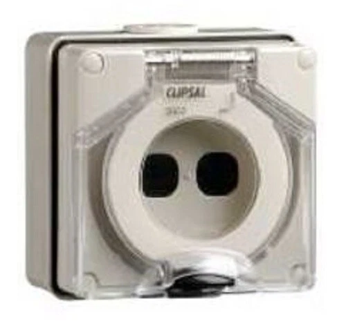 CLIPSAL 56-SERIES SOCKET 107x101x77mm Wall/Ceiling Mounting, Grey *Aust ...