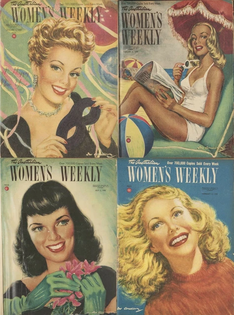 THE AUSTRALIAN WOMEN'S Weekly Magazine Vol.6 (1948-1950) - 155 Old Issues on DVD £10.33 ...