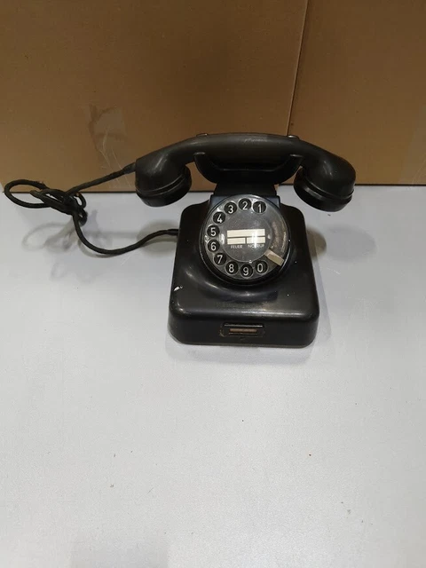 VINTAGE ROTARY DIAL Telephone - Working, Signs of Use, No Accessories £ ...