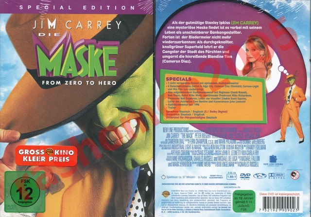 DVD DIE MASKE THE MASK (1994) Jim Carrey Cameron Diaz Chuck Russell ...