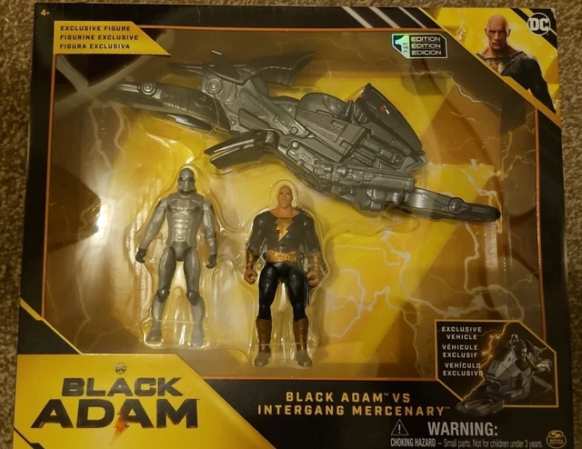 BLACK ADAM VS Intergang Söldner Figuren und Fahrzeug. Spin Master DC 4 ...